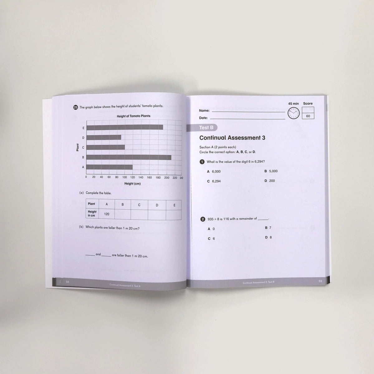 Singapore Math: Dimensions Math Tests 3B – Little Kozzi 📚